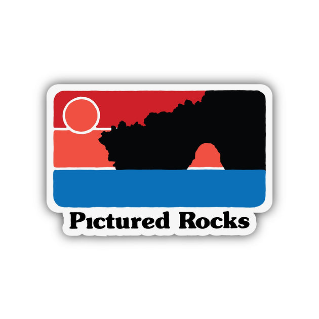 Pictured Rocks Sticker | Michigan Stickers | The Mitten State – TMS ...